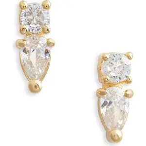 CHILD OF WILD Dew Drop Stud Earrings - Gold