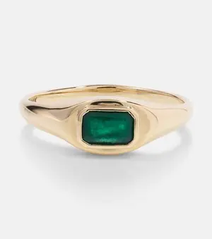 STONE AND STRAND 14kt Yellow Ring With Emerald - Gold