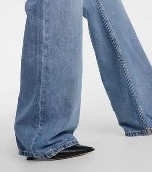 RE/DONE Loose Boot Mid-rise Wide-leg Jeans