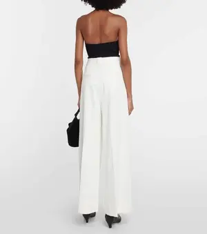 Khaite Rico High-rise Wide-leg Pants
