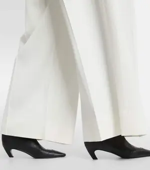 Khaite Rico High-rise Wide-leg Pants