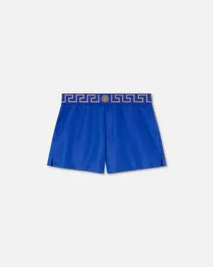 Versace Greca Medusa Swim Shorts - Blue