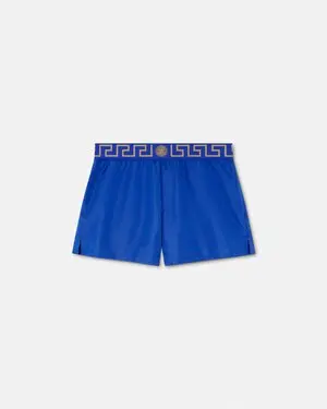 Versace Greca Medusa Swim Shorts - Blue
