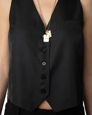 Zadig&Voltaire Emaux Vest - Noir