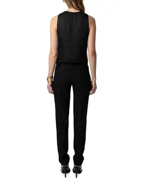 Zadig&Voltaire Emaux Vest - Noir