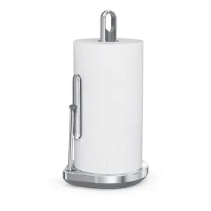 SIMPLEHUMAN Kitchen Paper Towel Holder With Spray Pump - Silver