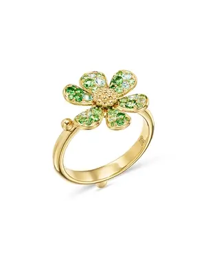Temple St. Clair 18k Yellow Gold Multi-gemstone Ring - Green/gold