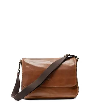 Rodd & Gunn Cambridge Leather Messenger Satchel - Cognac