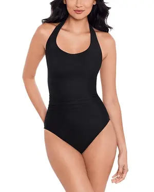 Miraclesuit Rock Solid Utopia One Piece Swimsuit - Black