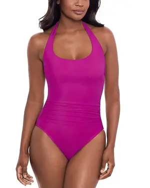 Miraclesuit Rock Solid Utopia One Piece Swimsuit - Framboise