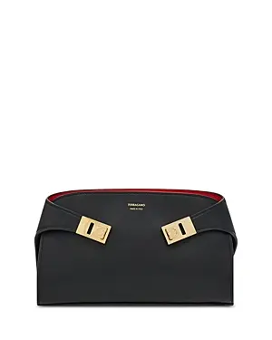 FERRAGAMO Mini Bicolor Soft Hug Bag