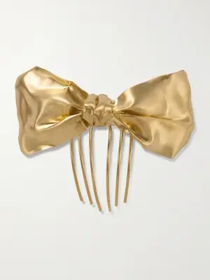 Completedworks Plated Bow Hair Comb - Gold