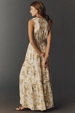 THE SOMERSET COLLECTION BY ANTHROPOLOGIE Sleeveless Maxi Dress