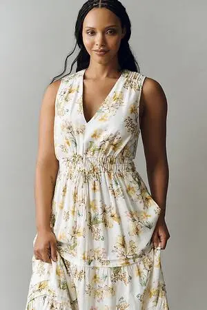 THE SOMERSET COLLECTION BY ANTHROPOLOGIE Sleeveless Maxi Dress