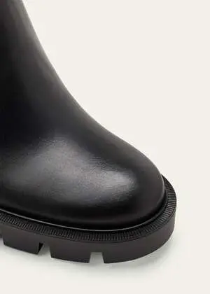 CHRISTIAN LOUBOUTIN 70mm Marchacroche Leather Chelsea Booties