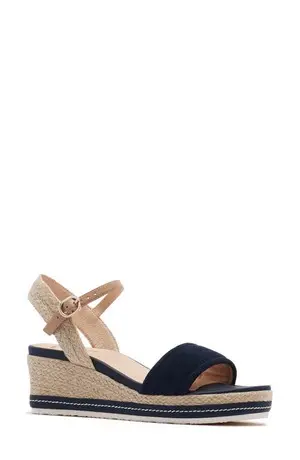 FRANKIE4 FRANKIE4 Harris Espadrille Sandal Navy Suede