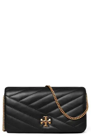 Tory Burch Kira Chevron Crossbody - Black
