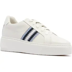 FRANKIE4 Riley Platform Sneakers - White/blue