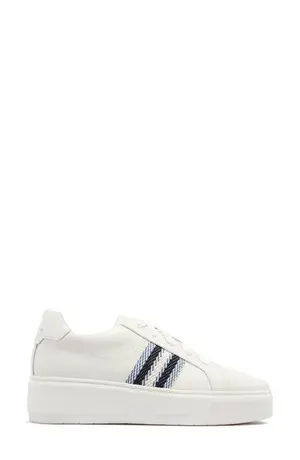 FRANKIE4 Riley Platform Sneakers - White/blue