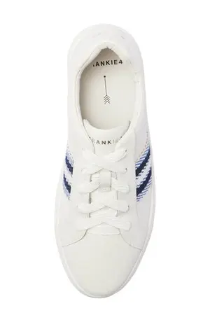 FRANKIE4 Riley Platform Sneakers - White/blue