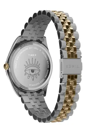 Timex® X Jacquie Aiche Bracelet Watch - Two-tone Silver/pink
