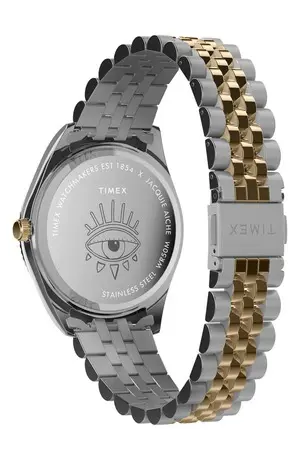 Timex® X Jacquie Aiche Bracelet Watch - Two-tone Silver/pink