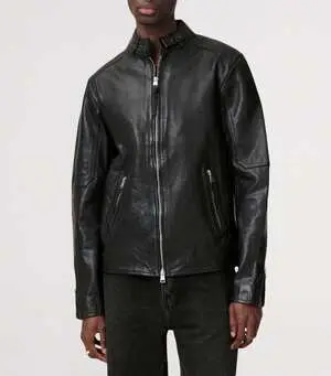ALLSAINTS Cora Leather Biker Jacket - Black