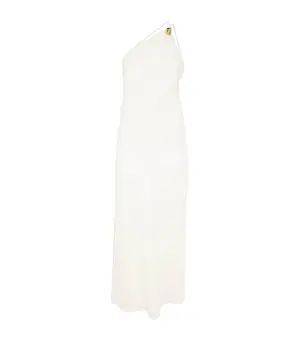 Cult Gaia Linen-blend Rinley Midi Dress