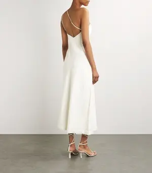 Cult Gaia Linen-blend Rinley Midi Dress