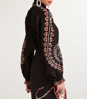 La DoubleJ Silk Cerere Blouse
