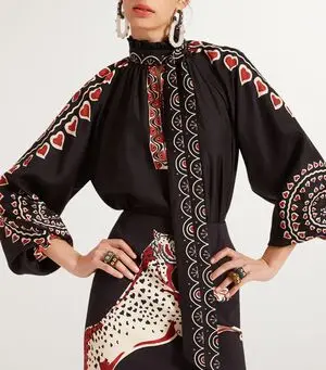 La DoubleJ Silk Cerere Blouse
