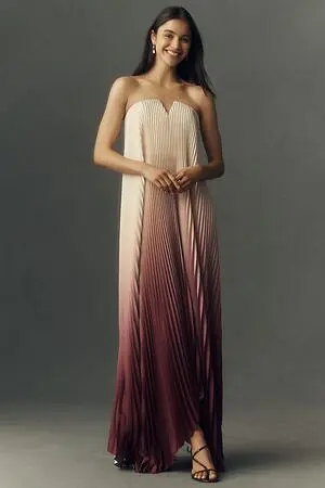 L'IDEE Strapless Maxi Gown - Souffle
