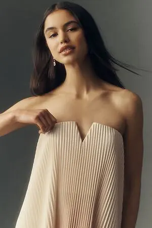 L'IDEE Strapless Maxi Gown - Souffle