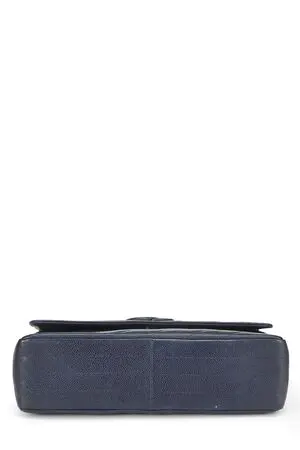 Chanel Caviar Diagonal Quilted Shoulder Bag