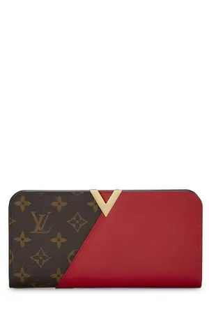 LOUIS VUITTON Monogram Canvas Kimono Wallet - Red