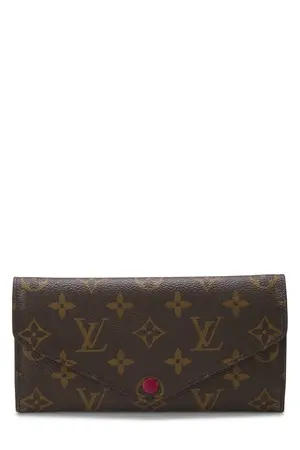 LOUIS VUITTON Monogram Canvas Josephine Wallet - Blue