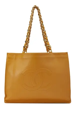 Chanel Lambskin Flat Chain Handle Tote