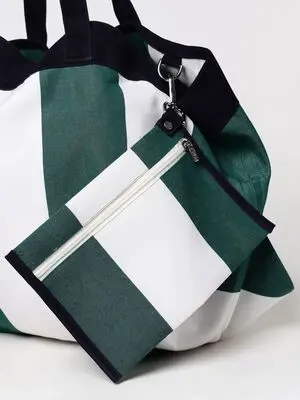 PIER SICILIA Canvas Tote Bag - Green