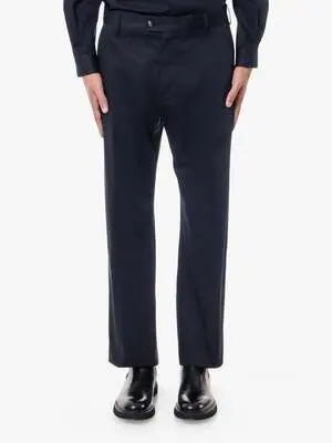 Alexander McQueen Cotton Trousers With Logo Detail