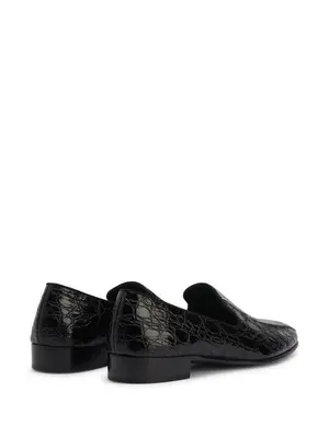 GIUSEPPE ZANOTTI Tuxedo Leather Loafers