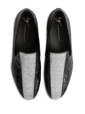 GIUSEPPE ZANOTTI Tuxedo Leather Loafers