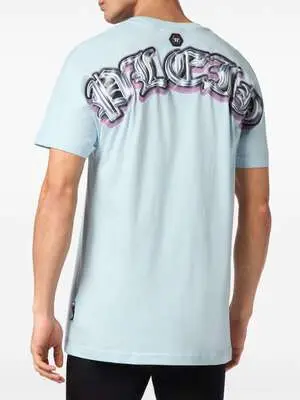 Philipp Plein Gothic Graffiti-print Cotton T-shirt