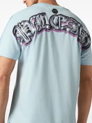 Philipp Plein Gothic Graffiti-print Cotton T-shirt