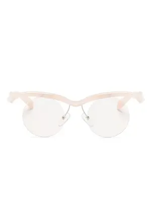 Prada Runway Round-frame Sunglasses - Pink