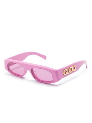Gucci Geometric-frame Sunglasses