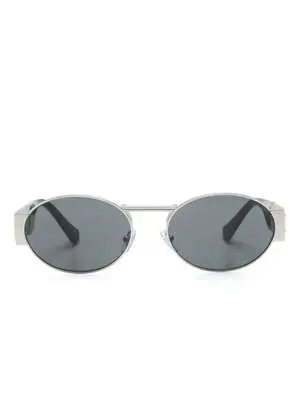Versace Oval-frame Sunglasses - Silver