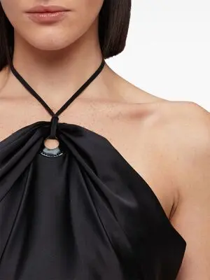 FERRAGAMO Asymmetric Satin Dress