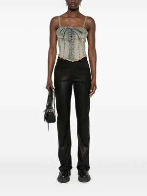 MISBHV Lara Denim Cropped Top