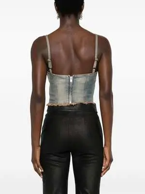 MISBHV Lara Denim Cropped Top