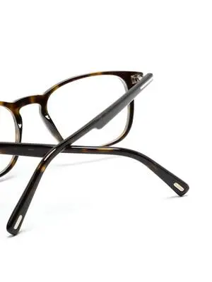 TOM FORD Tortoiseshell Square-frame Glasses